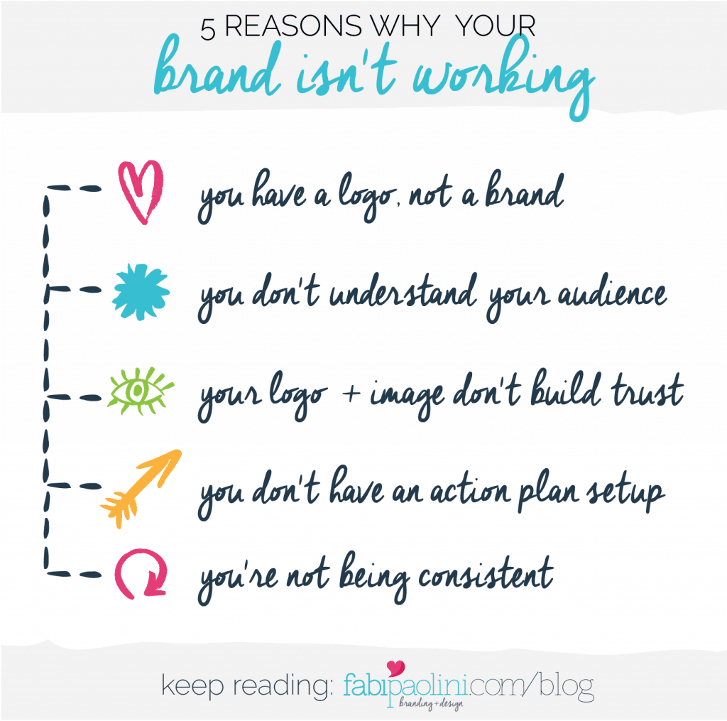 5 Reasons Why Your Brand Isn't Working | Common Mistakes