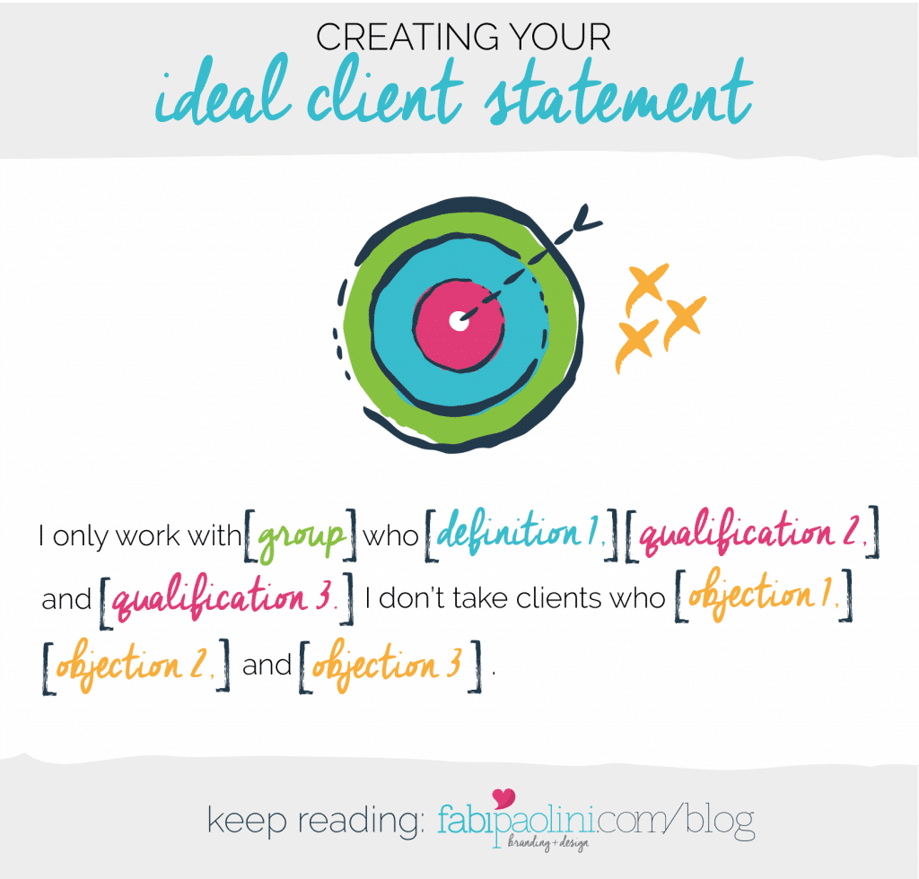How to choose your perfect and ideal client - Fabi Paolini