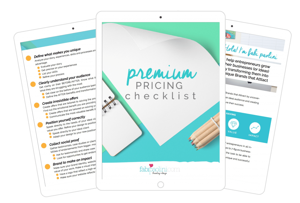 Premium Pricing Checklist