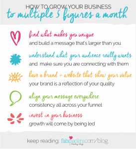 How to successfully build a 5-figure business