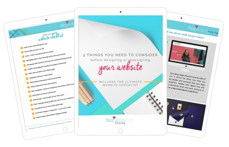 5 Things to Consider before designing (or redesigning) your website